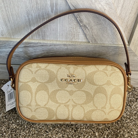 Coach | Bags | Nwt Coach Jamie Wristlet In Signature Canvas | Poshmark
